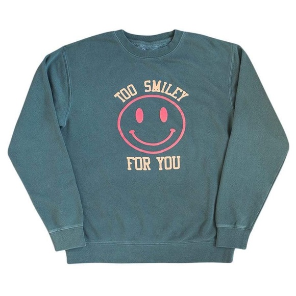 Tops | Addison Rae Too Smiley For You Crewneck | Poshmark